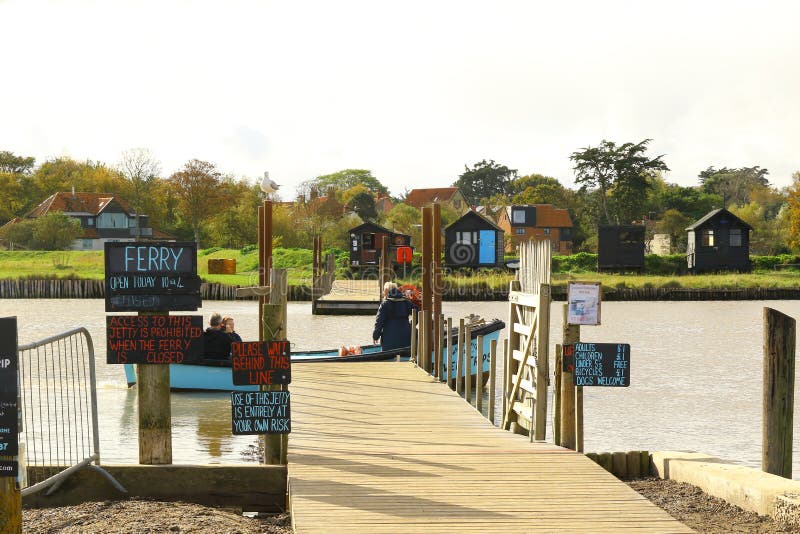 Walberswick Ferry editorial stock image. Image of walberswick - 162958534
