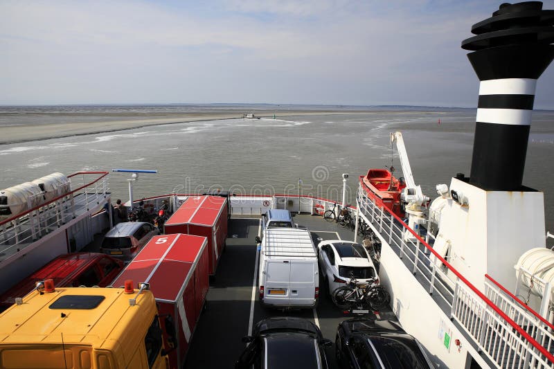 Ferry To the Dutch Islands, Holwerd Stock Image - Image of dutch ...