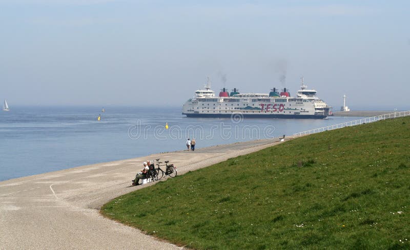 Ferry To the Isle of Texel Den Helder Editorial Stock Image - Image of ...