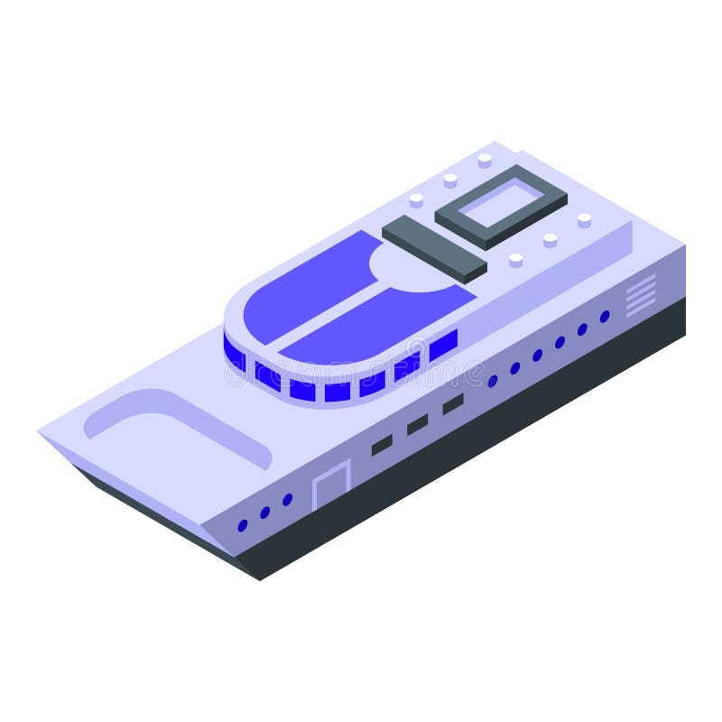 Ferry Tourist Icon, Isometric Style Stock Vector - Illustration of ...
