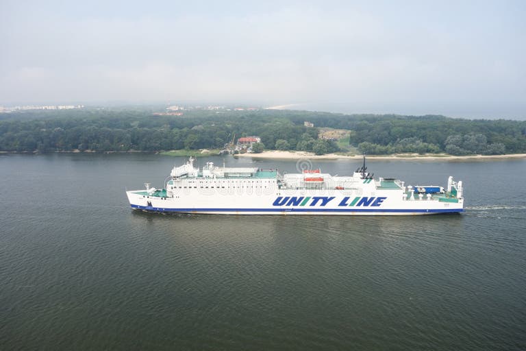 Ferry Unity Line editorial stock photo. Image of sweden - 42985883