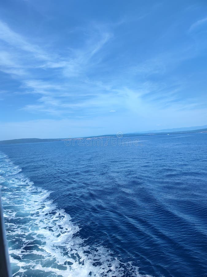 Ferry View See Sun Summer Vacation Stock Image - Image of vacation ...