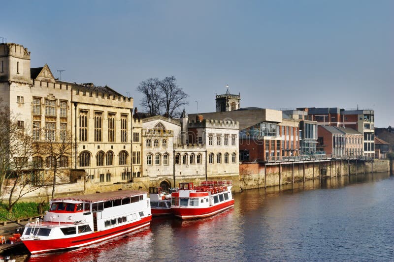 Ferryboats No Rio Ouse, York Foto de Stock - Imagem de turismo ...