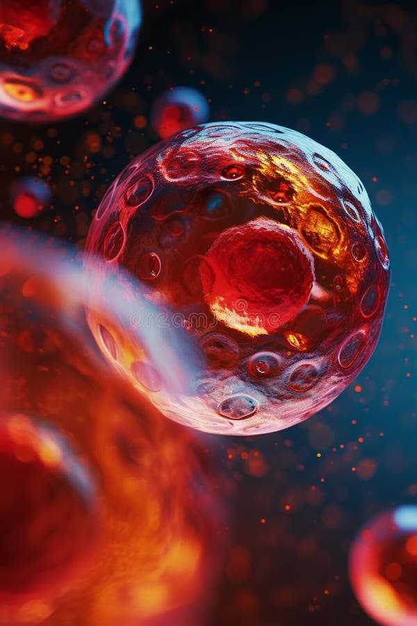 Fertilised Cell Development. Stages from Fertilization Stock Photo ...