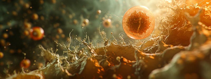 Fertilised Cell Development. Stages from Fertilization Stock Image ...