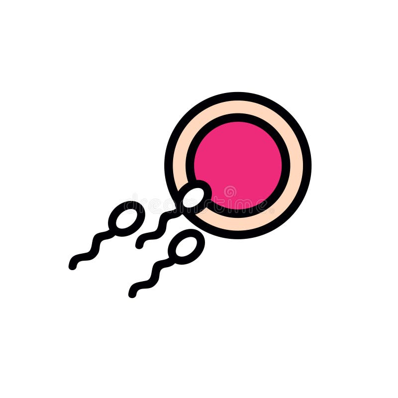 Fertilization Line Icon, Vector Illustration Stock Illustration ...