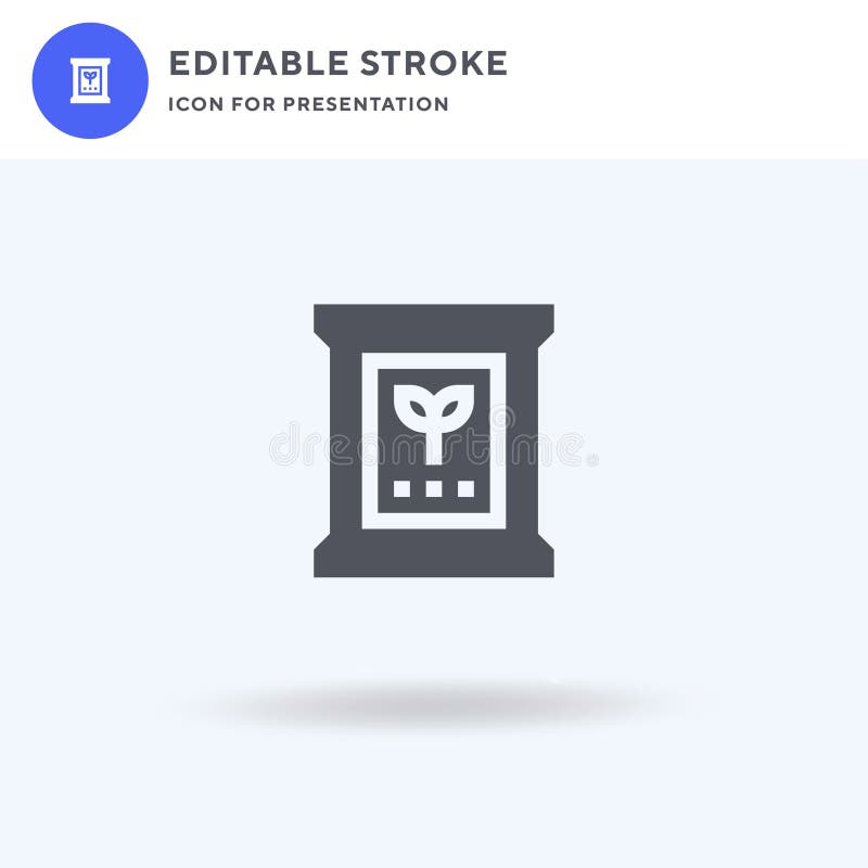 Fertilizer icon vector stock vector. Illustration of botany - 344006278