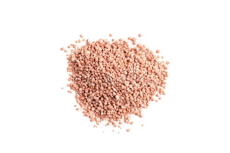 Fertilizer Isolated on White Background Stock Photo - Image of grains ...