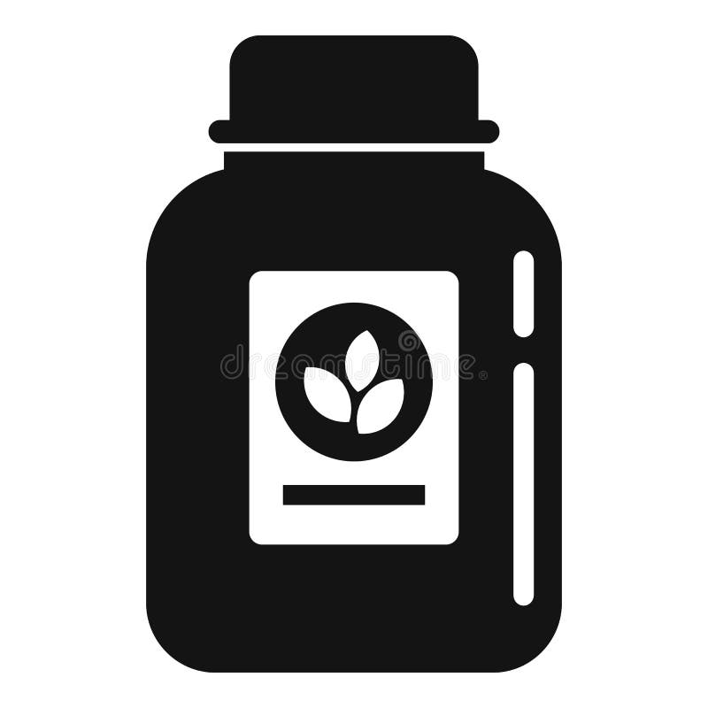 Organic Fertilizer Icons Set, Simple Style Stock Vector - Illustration ...