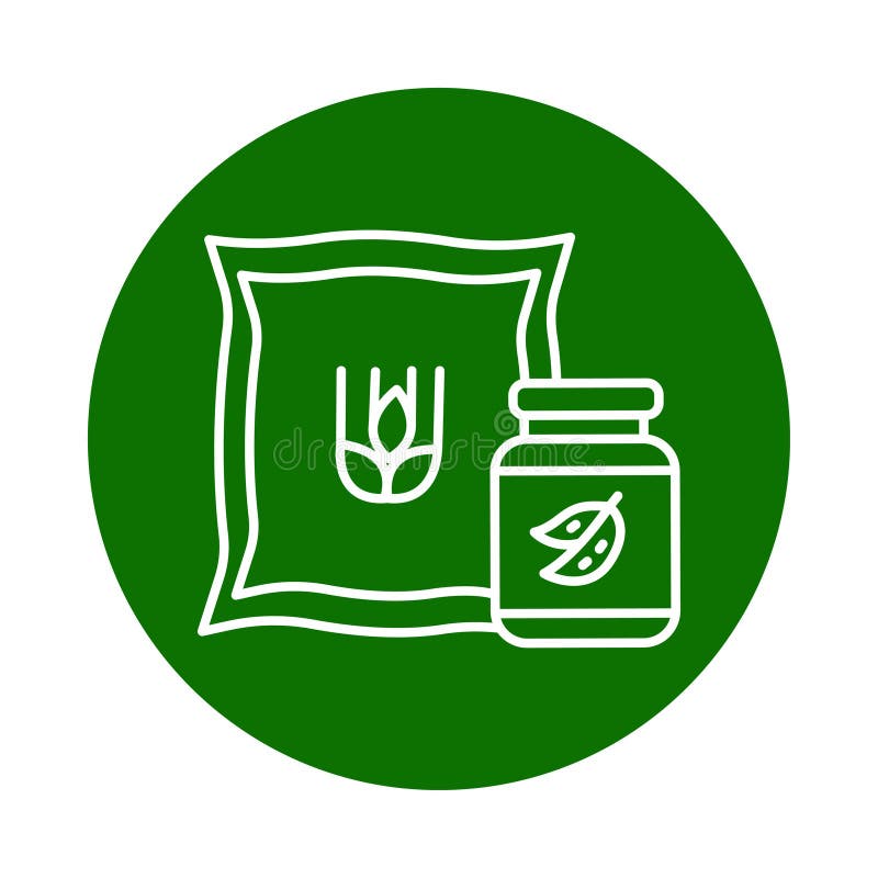 Fertilizer, Seeds, Pesticides, Farming, Fertilizer and Seeds Icon Stock ...