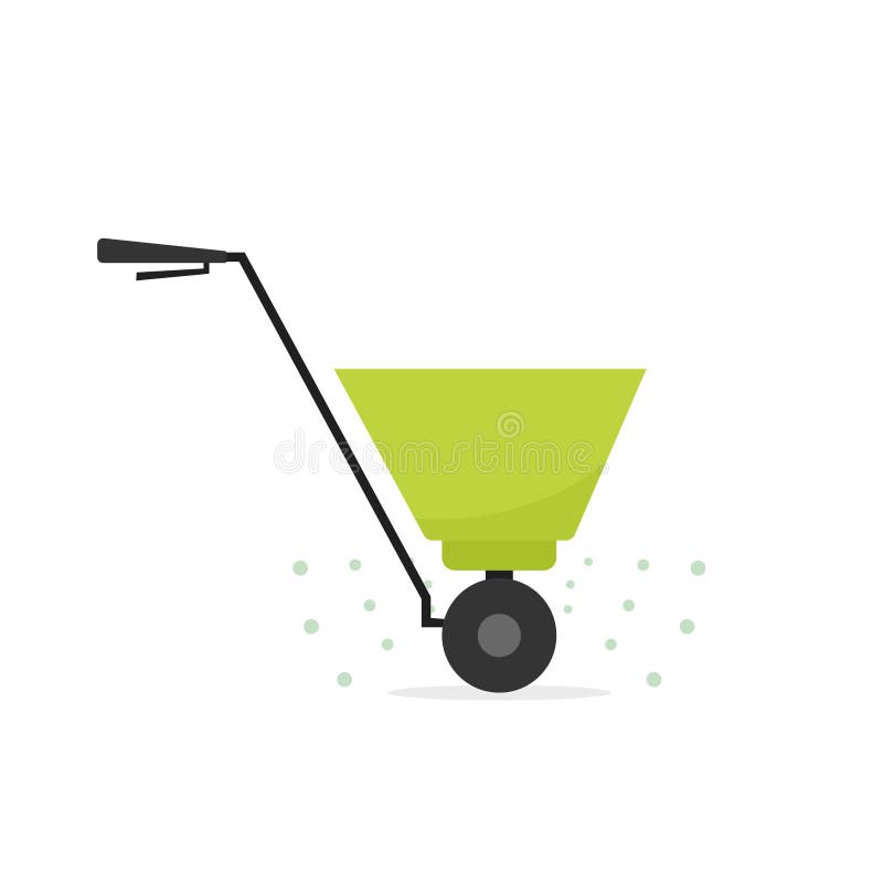 Fertilizer Spreader Icon stock vector. Illustration of fertilizer ...