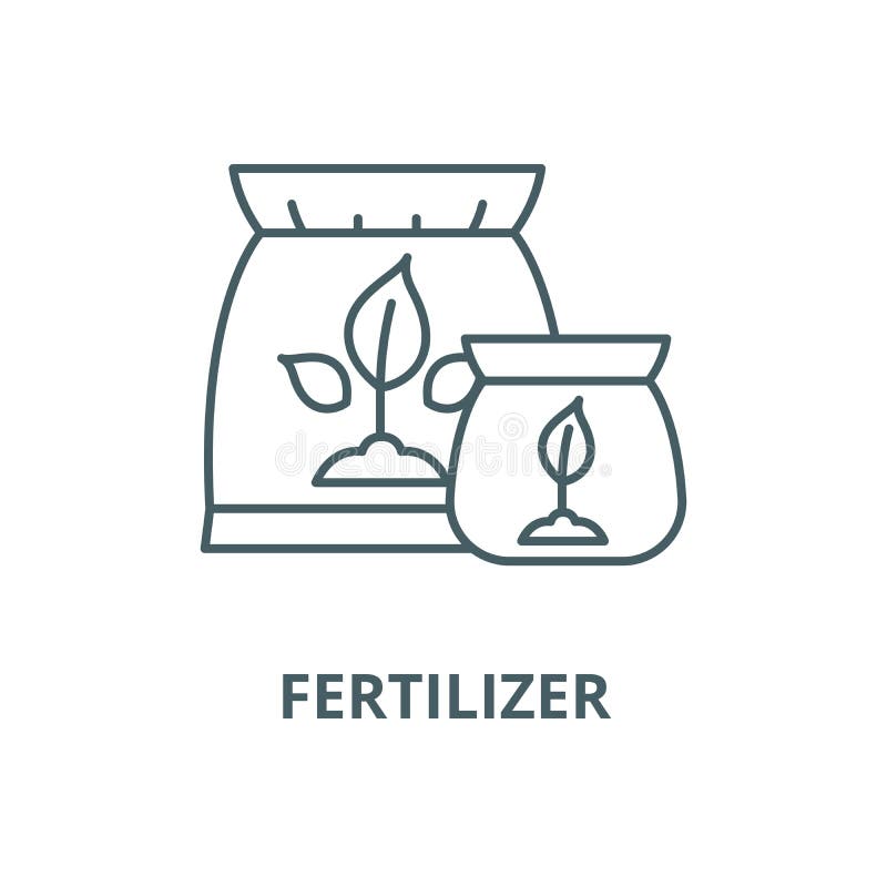 Fertilizer Vector Line Icon, Linear Concept, Outline Sign, Symbol Stock ... Fertilizer Vector Line Icon, Linear Concept, Outline Sign, Symbol Stock ...