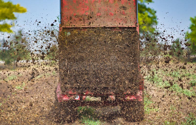 Fertilizing field stock image. Image of ground, organic - 44359753