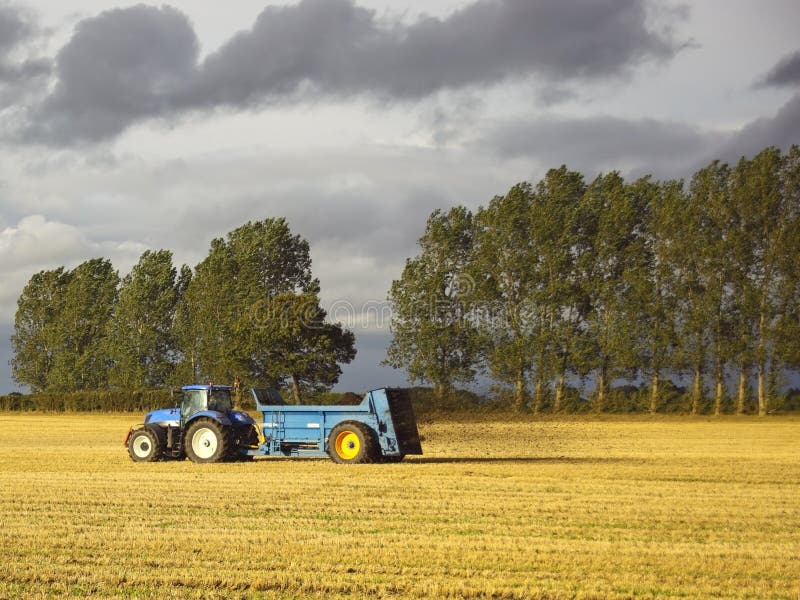 Fertilizing fields stock image. Image of golden, landscape - 11299997