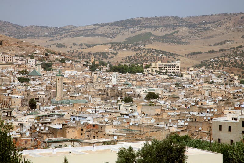 Fes, Morocco stock image. Image of moroccan, architecture - 4742061