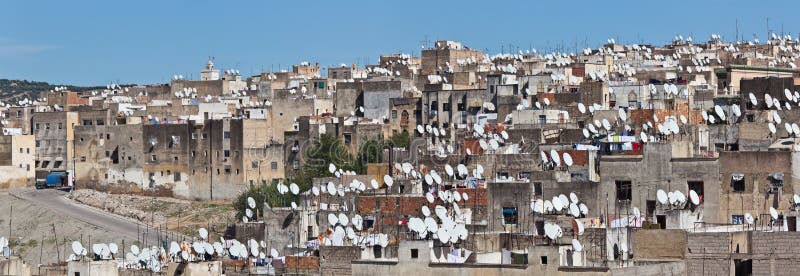 Fes - Marokko stock foto. Image of afrika, muur, architectuur - 21234600