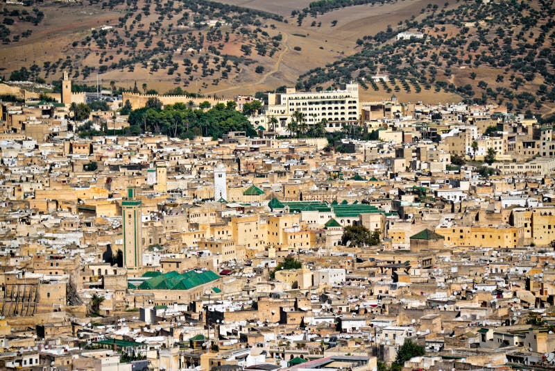 Fes, Morocco stock image. Image of moroccan, architecture - 4742061