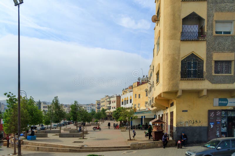 Fes. Morocco. City of Fes between New City and Old One. Editorial Stock ...