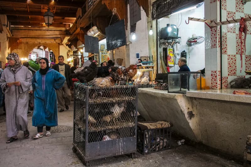 Typical Street Market in the Old Medina of Fes, Morocco, Africa Stock ... Typical Street Market in the Old Medina of Fes, Morocco, Africa Stock ...
