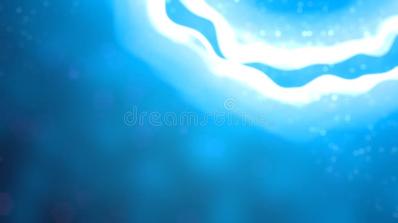 Festal Glowing Blue Soft Bandy Figures - Abstract 3D Rendering Stock ...