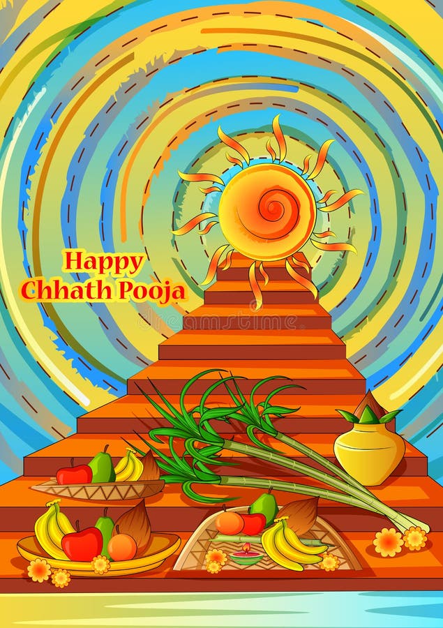 Chhath Stock Illustrations – 634 Chhath Stock Illustrations, Vectors ...