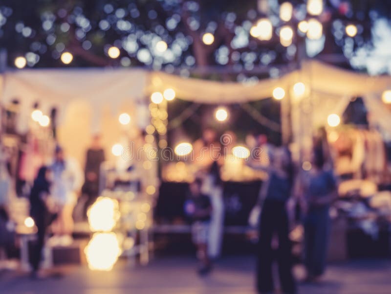 Festival Event Party with People Blur Background Stock Photo - Image of ...