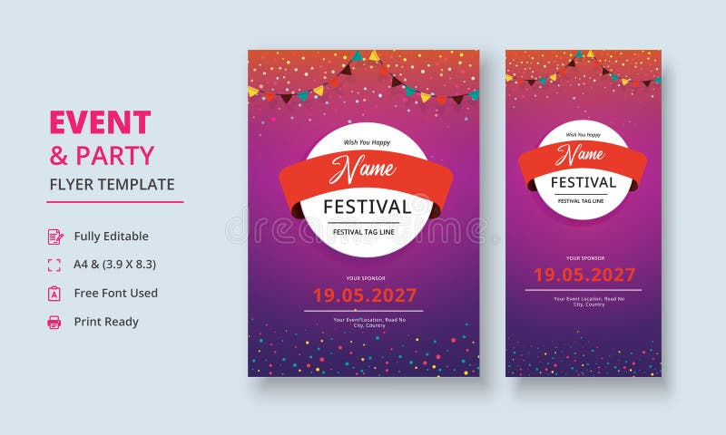 Festival Flyer Template, Festival Poster Template, Multipurpose ...