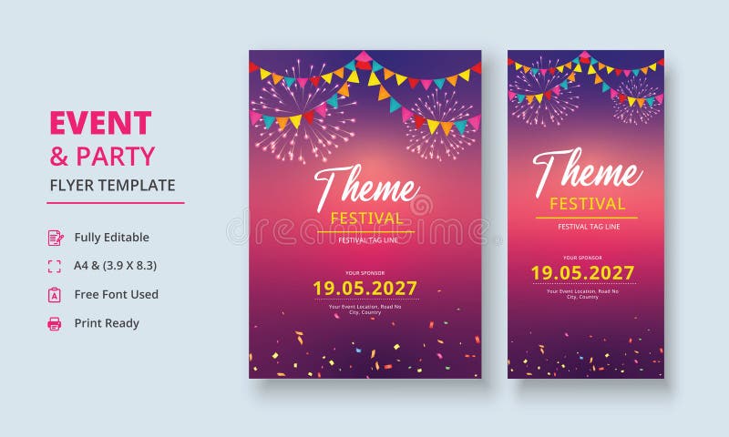 Festival Flyer Template, Festival Poster Template, Multipurpose ...