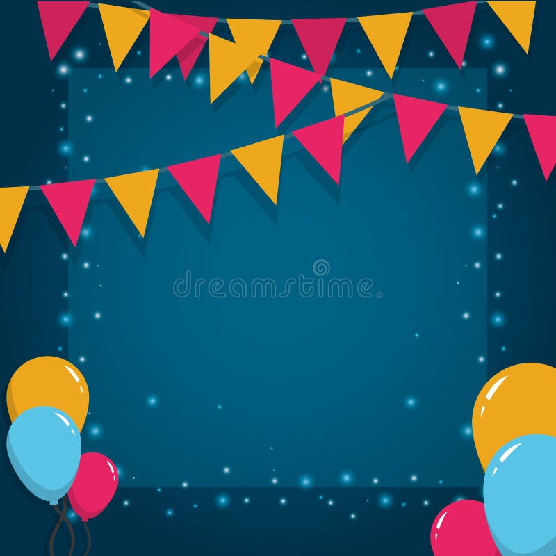 Festival frame design stock vector. Illustration of poster - 115434884