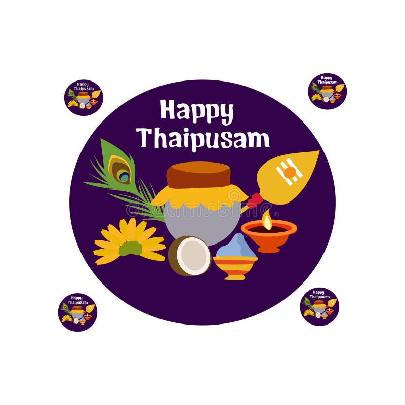 Thaipusam Greetings Stock Illustrations – 3 Thaipusam Greetings Stock ...