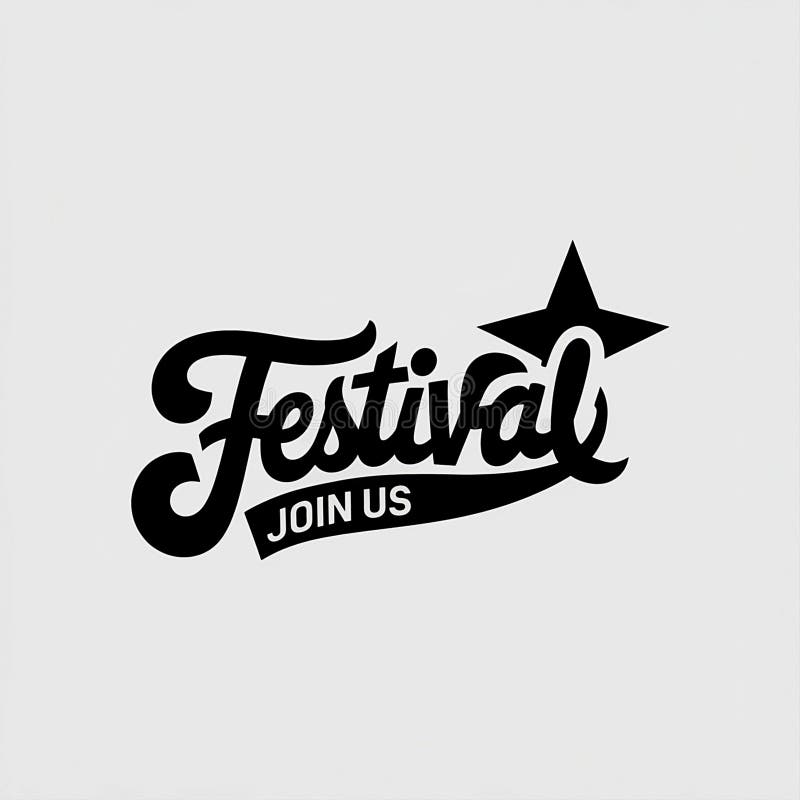 Festival logo design stock vector. Illustration of media - 357324178