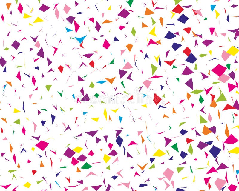 Festival Pattern with Colorful Paper Confetti. Bright Background ...