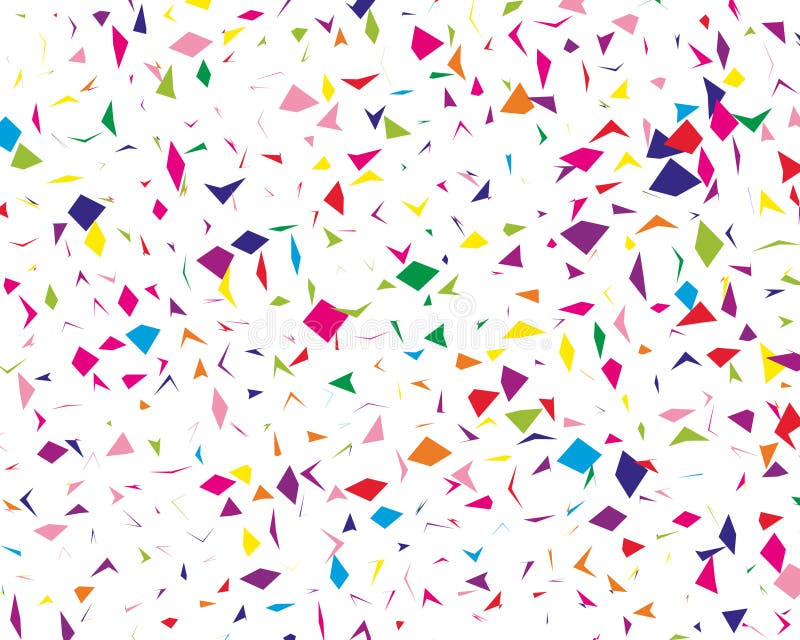 Festival Pattern with Colorful Paper Confetti. Bright Background ...