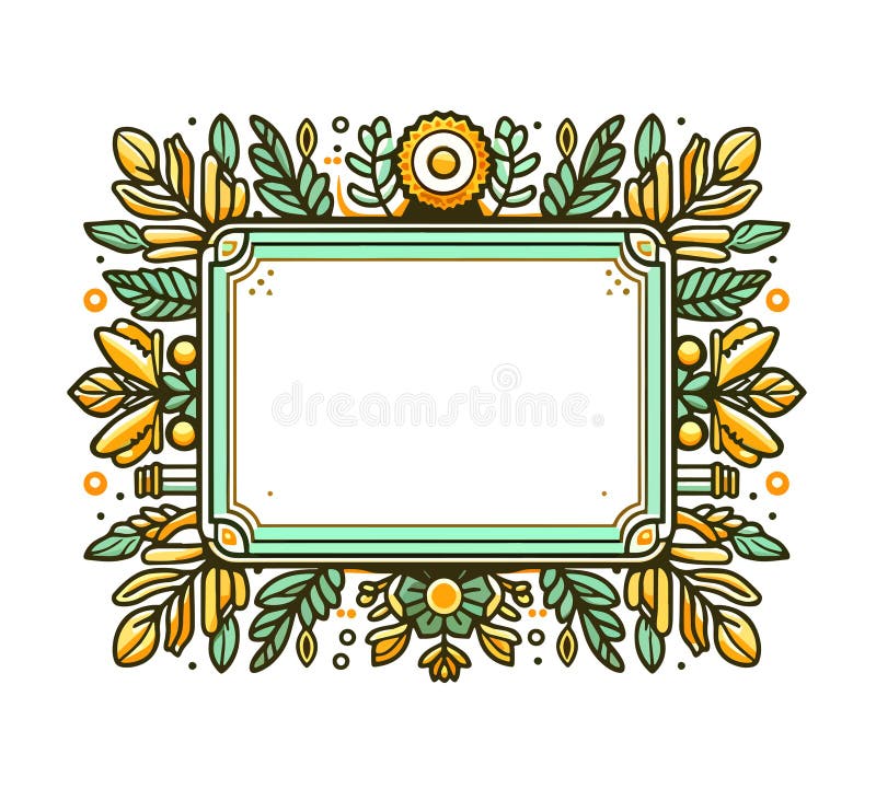 Festival Retro Design FrameElevate Your Projects with Vintage Vector ...