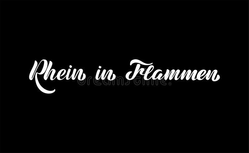 Festival Rhine in Flames - Rhein in Flammen. Stock Vector ... Festival Rhine in Flames - Rhein in Flammen. Stock Vector ...