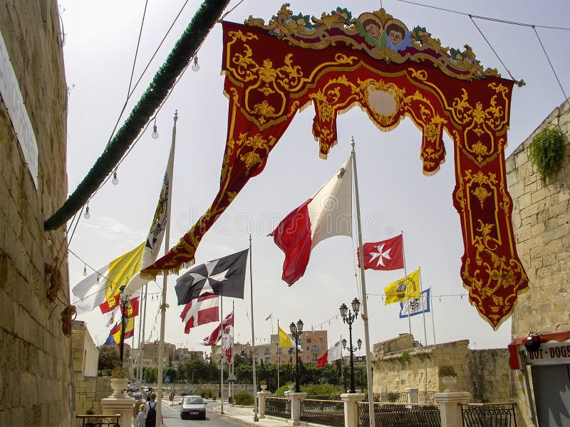 Santa Marija Assunta Procession in Gudja, Malta. Editorial Image ...