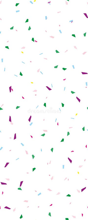 Festival Seamless Pattern with Confetti. Repeating Background, Vector ...