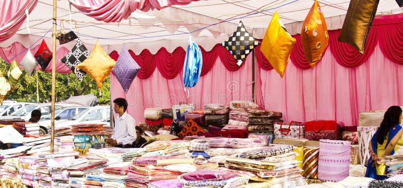 Festival Season - Handloom Shop Editorial Photography - Image of setup ...