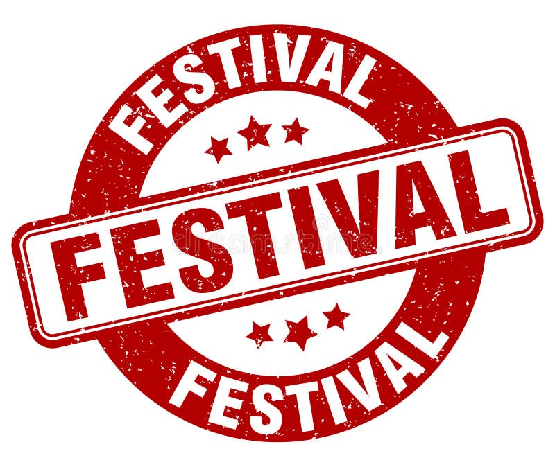 Festival Stamp. Festival Label. Round Grunge Sign Stock Vector ...