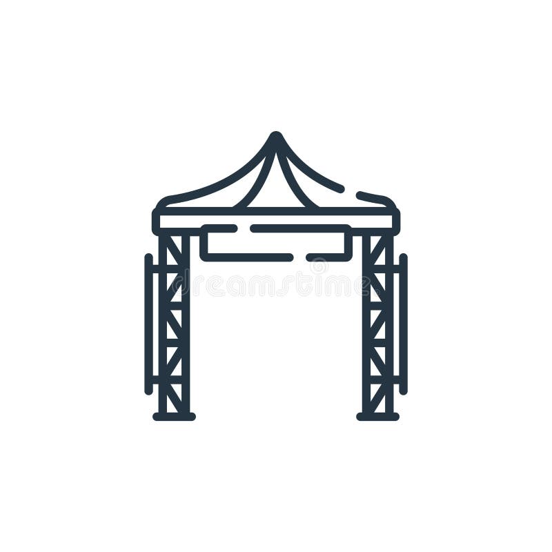 Festival Vector Icon. Festival Editable Stroke. Festival Linear Symbol ...