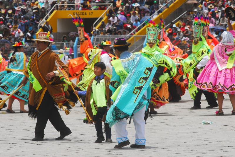 The Festival of the Virgin of Candelaria in Puno Peru Editorial Image ...
