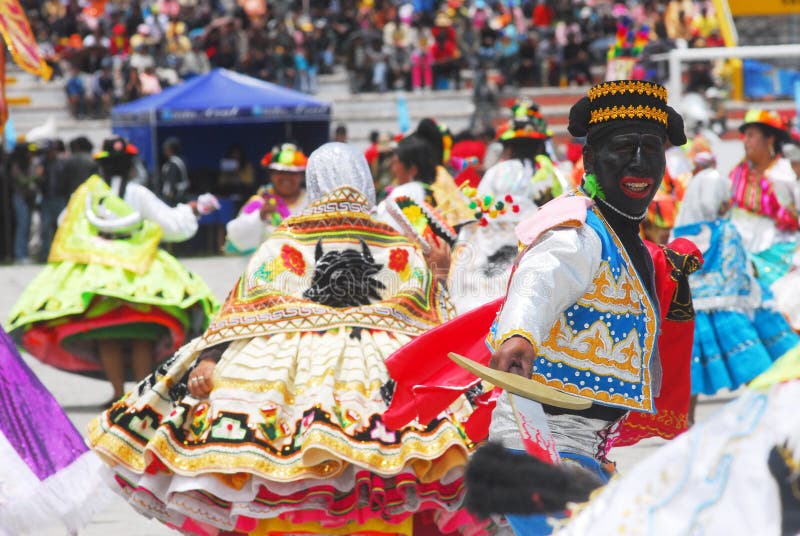 The Festival of the Virgin of Candelaria in Puno Peru Editorial Stock ...