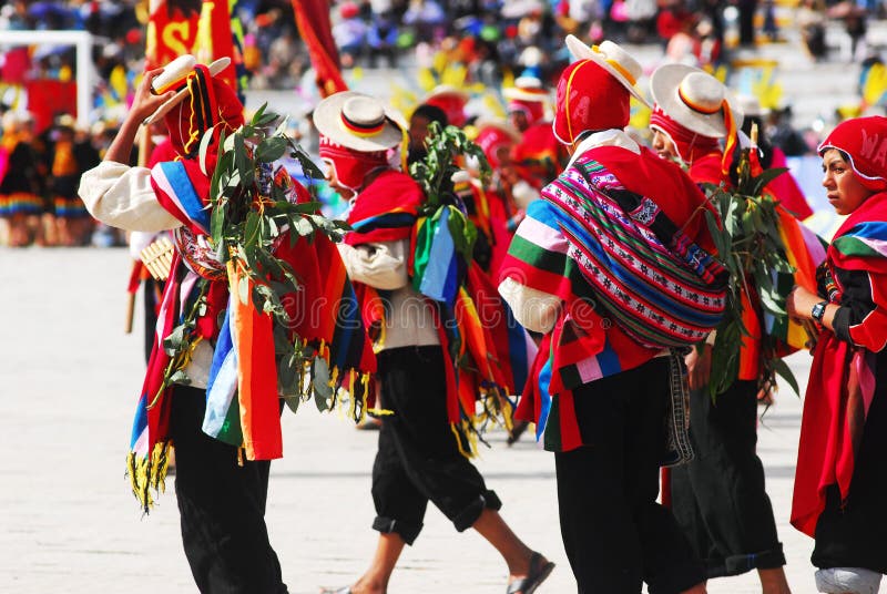 The Festival of the Virgin of Candelaria in Puno Peru Editorial Stock ...