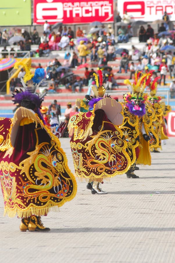 The Festival of the Virgin of Candelaria in Puno Peru Editorial Image ...