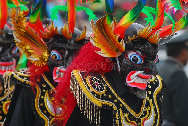 The Festival of the Virgin of Candelaria in Puno Peru Stock Photo ...