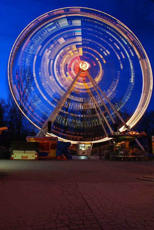 Festival wheel stock image. Image of light, prague, loop - 5090625