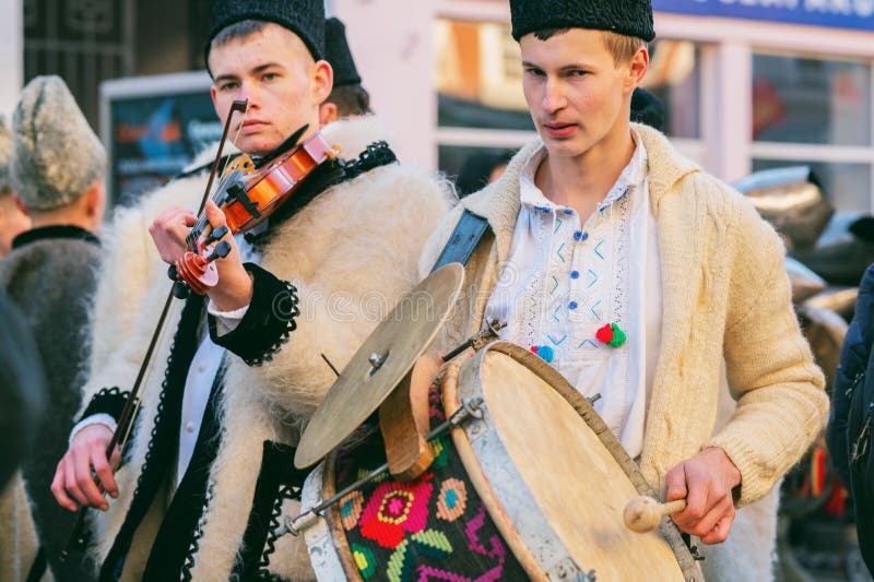 The Festival of Winter Customs Editorial Photo - Image of ornaments ...