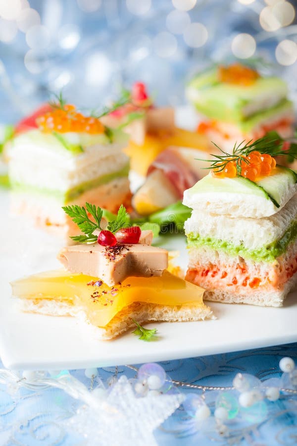 Festive appetizers stock photo. Image of buffet, food - 45795114