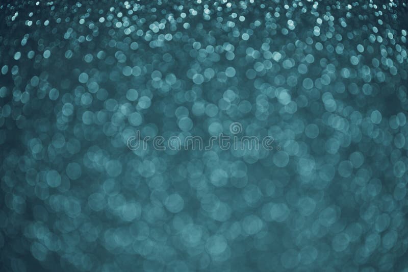 Festive Background with Blue Blurred Sequins. Christmas or New Year ...