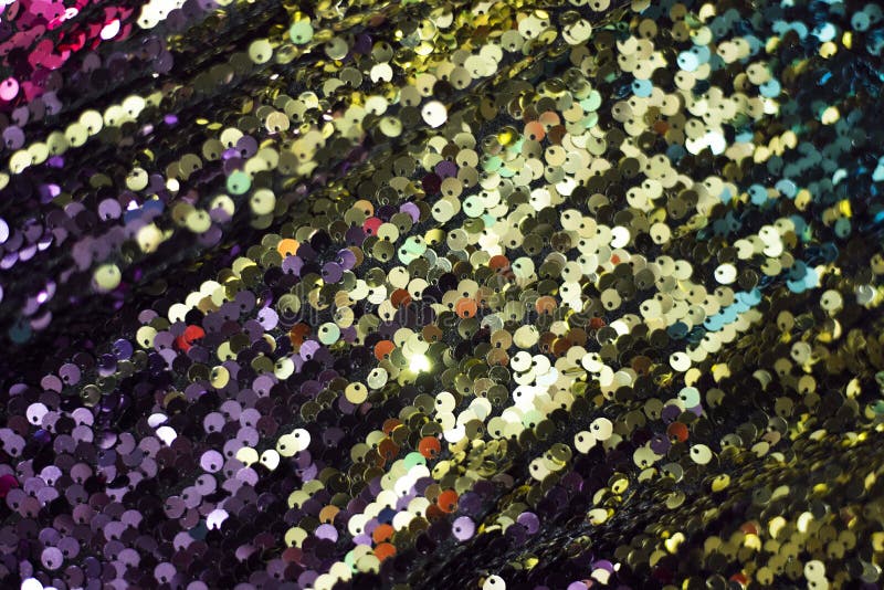 Festive Background from Holographic Multi-colored Sequins Stock Photo ...